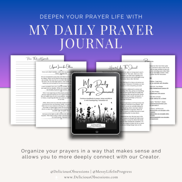 My Daily Prayer Journal: Deepen Your Prayer Life and Strengthen Your ...